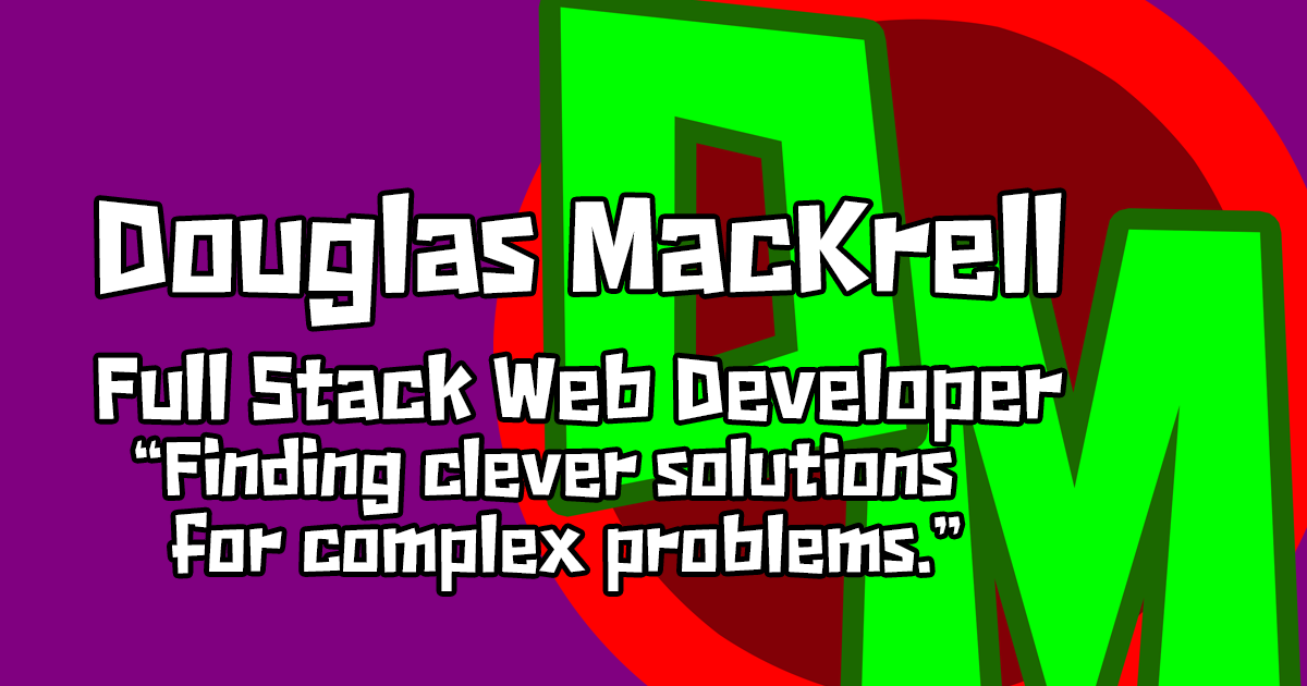 GitHub - DouglasMacKrell/douglas-mackrell-website: Douglas MacKrell's ... GitHub - DouglasMacKrell/douglas-mackrell-website: Douglas MacKrell's ...